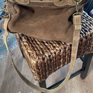 Sundance | Bags | Sundance Leather And Swede Messenger Bag | Poshmark